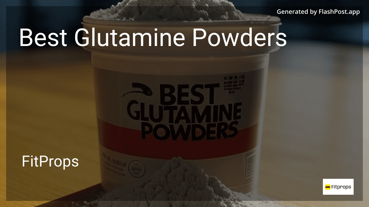 9 Best Glutamine Powders in May 2026