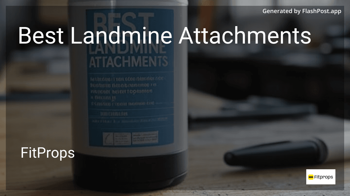 6 Best Landmine Attachments in May 2026
