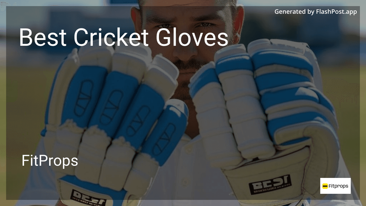 10 Best Cricket Gloves in December 2025
