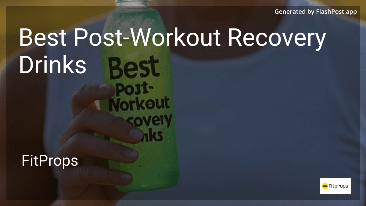 8 Best Post-Workout Recovery Drinks in December 2025