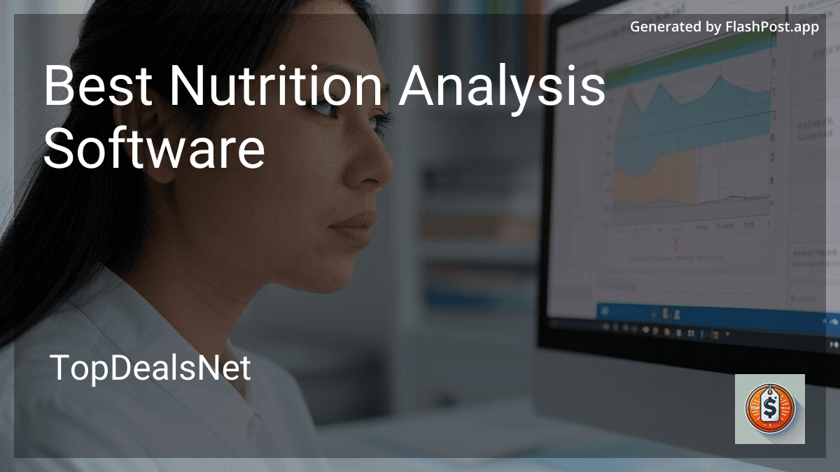 6 Best Nutrition Analysis Software in July 2025