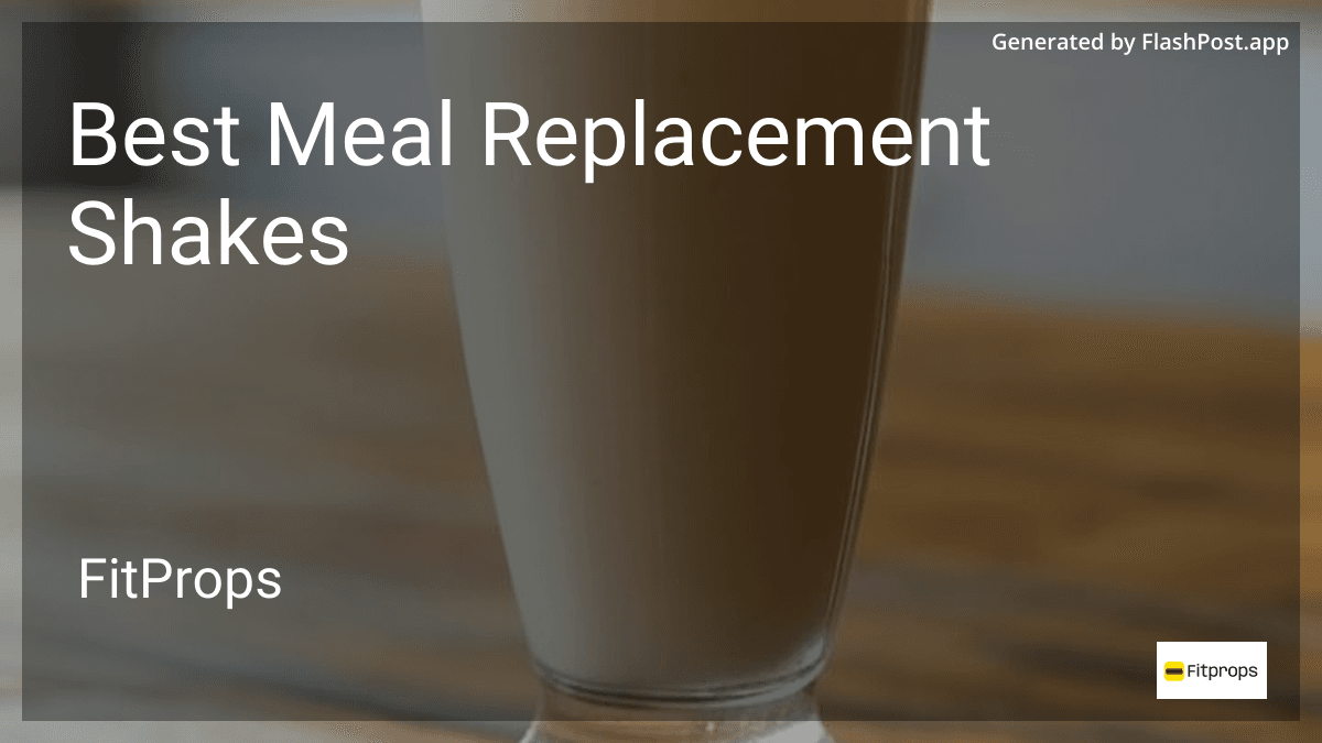 9 Best Meal Replacement Shakes in April 2026