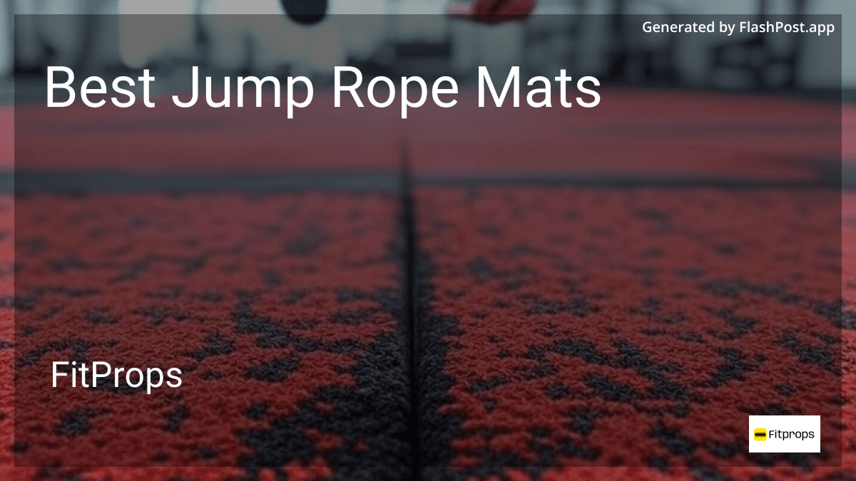 10 Best Jump Rope Mats in May 2026