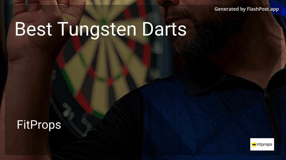 9 Best Tungsten Darts in May 2026