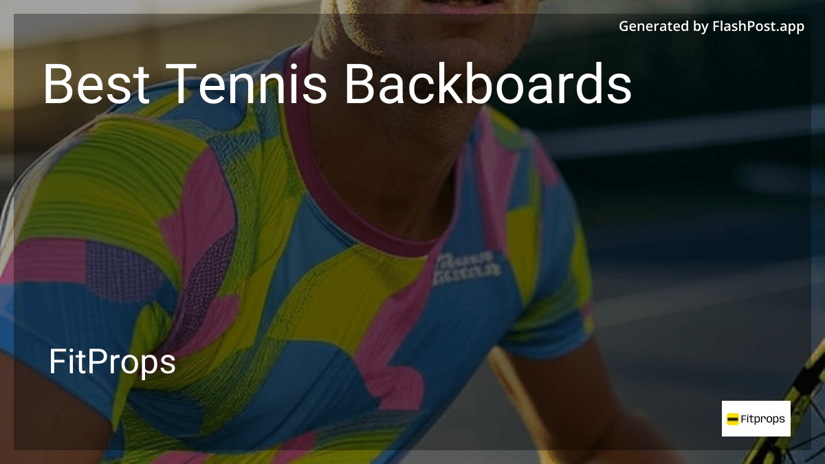 10 Best Tennis Backboards in May 2026