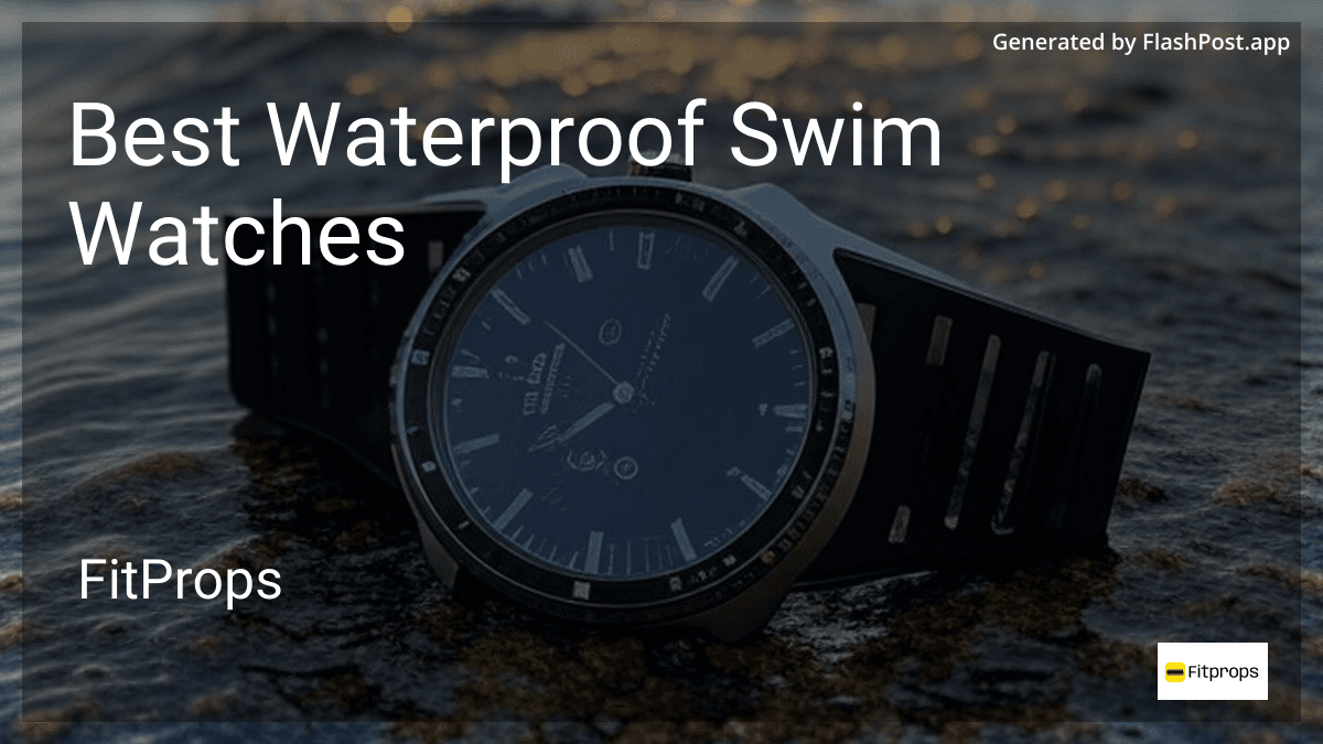 6 Best Waterproof Swim Watches in April 2026