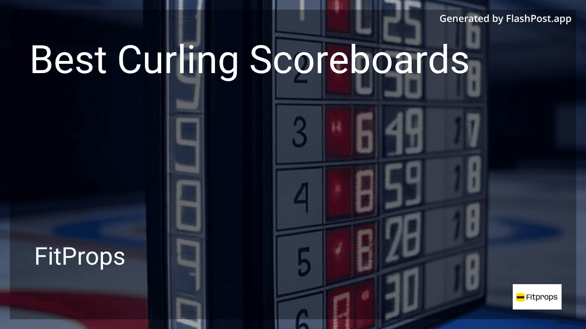 8 Best Curling Scoreboards in December 2025