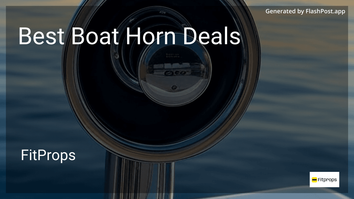 10 Best Boat Horn Deals in May 2026