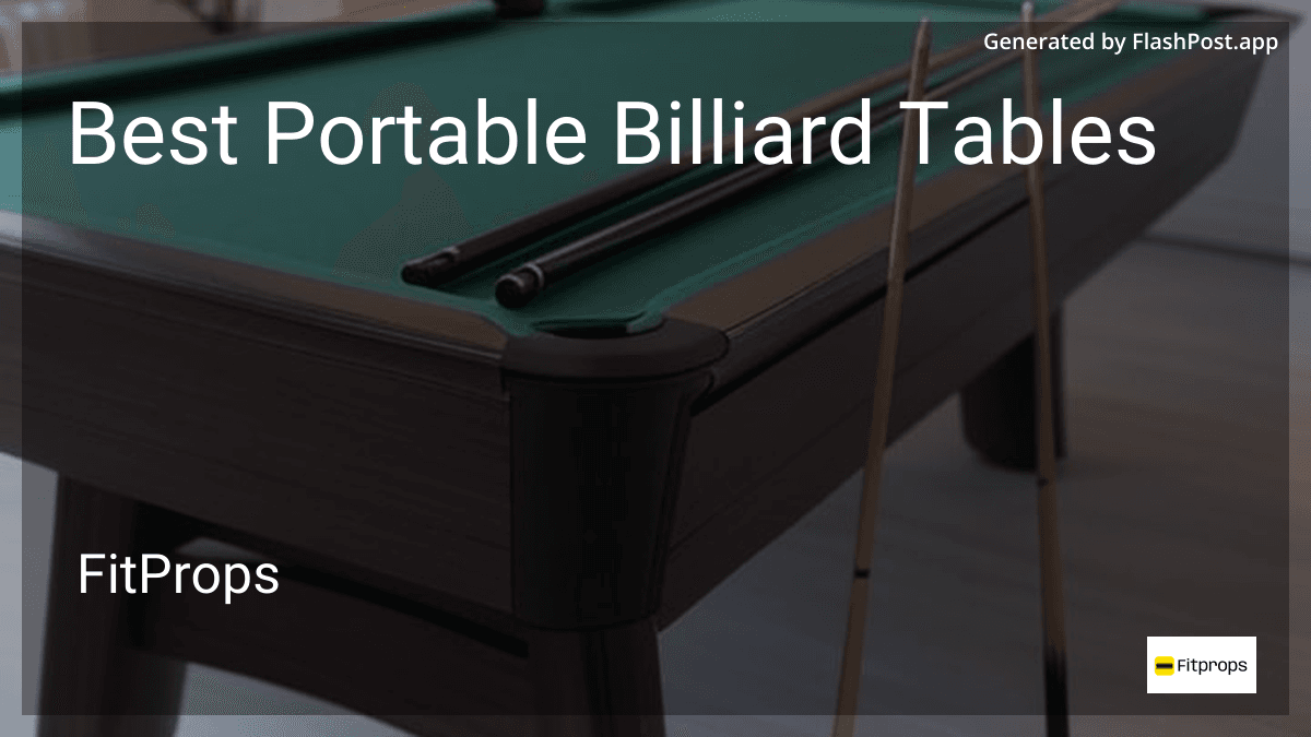 7 Best Portable Billiard Tables in March 2026