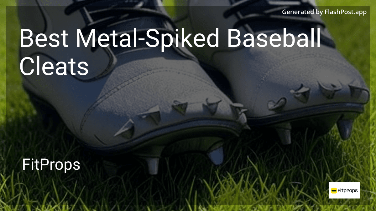 8 Best Metal‑Spiked Baseball Cleats in May 2026
