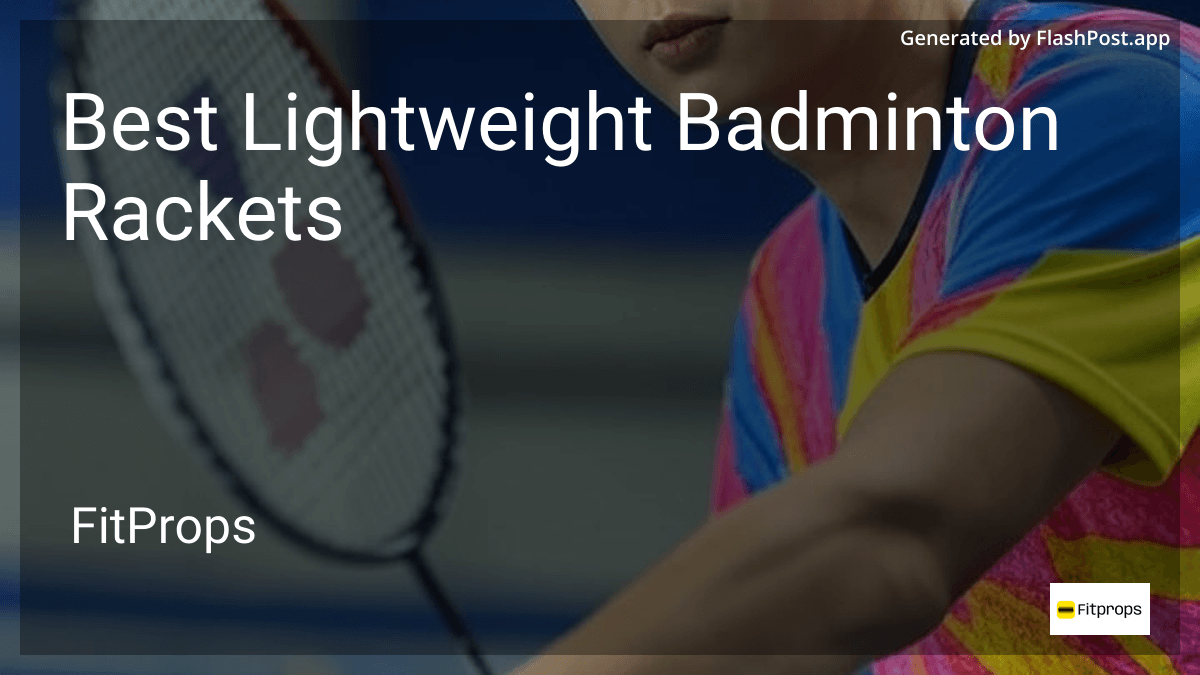 10 Best Lightweight Badminton Rackets in January 2026