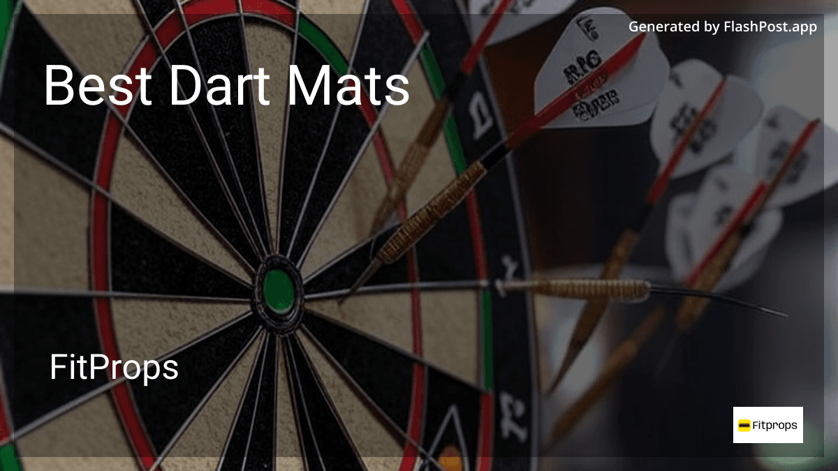 9 Best Dart Mats in May 2026
