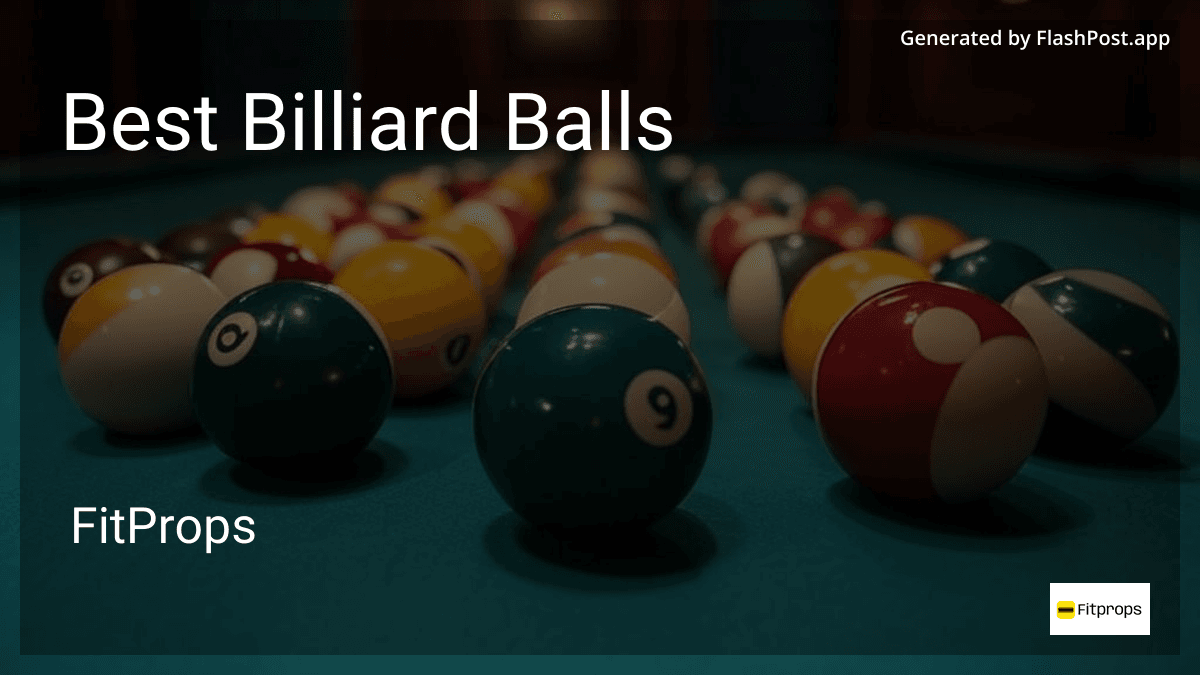 7 Best Billiard Balls in December 2025
