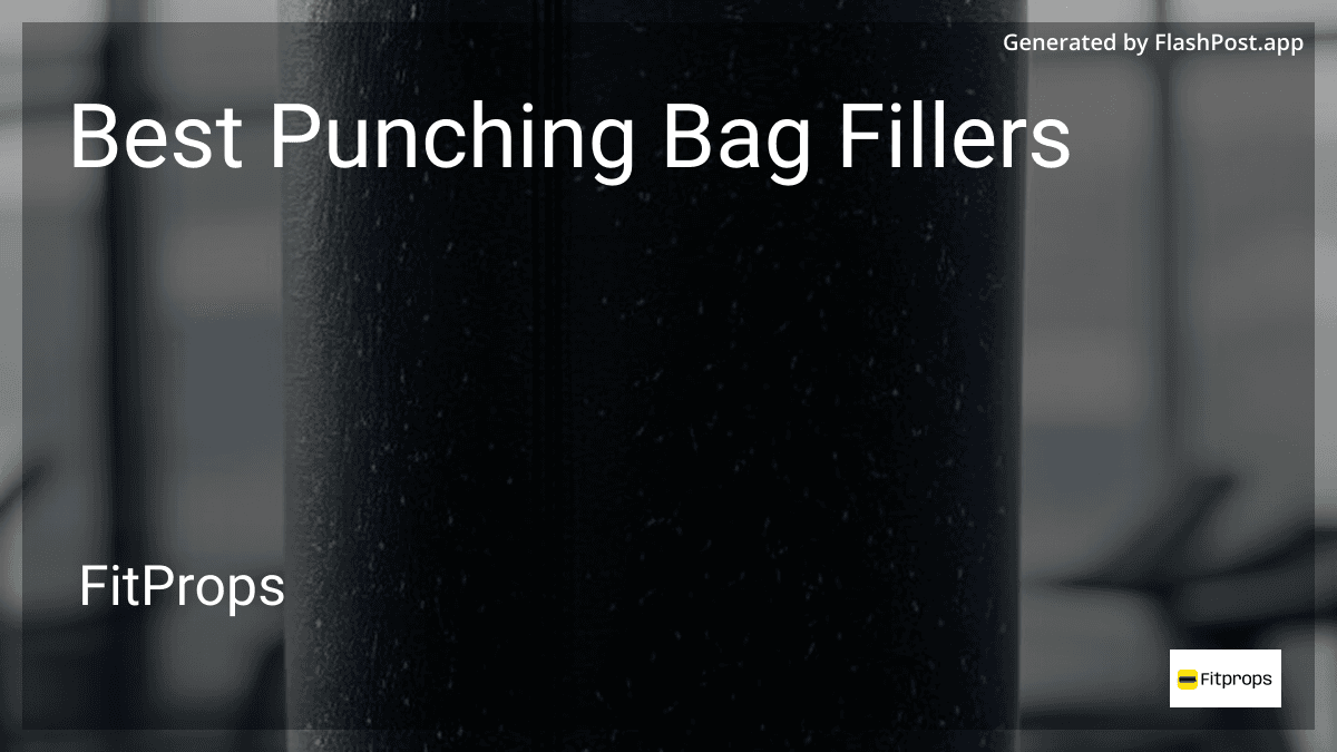 9 Best Punching Bag Fillers in May 2026