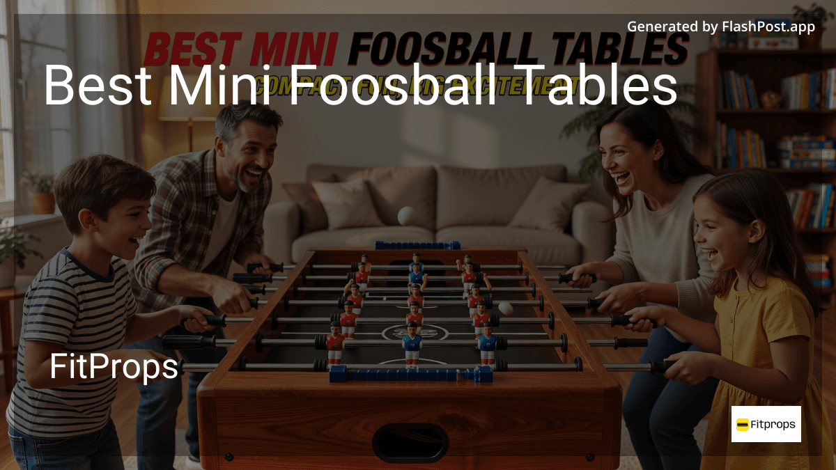 9 Best Mini Foosball Tables in April 2026