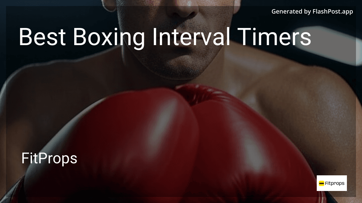 6 Best Boxing Interval Timers in March 2026