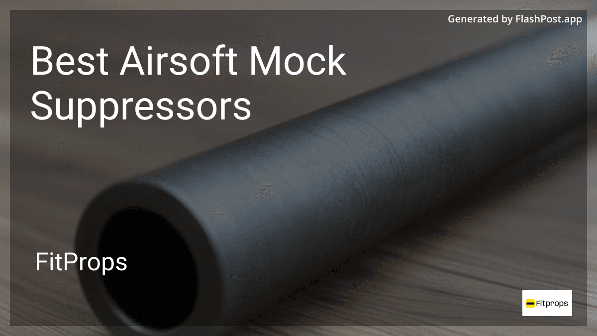 10 Best Airsoft Mock Suppressors in May 2026
