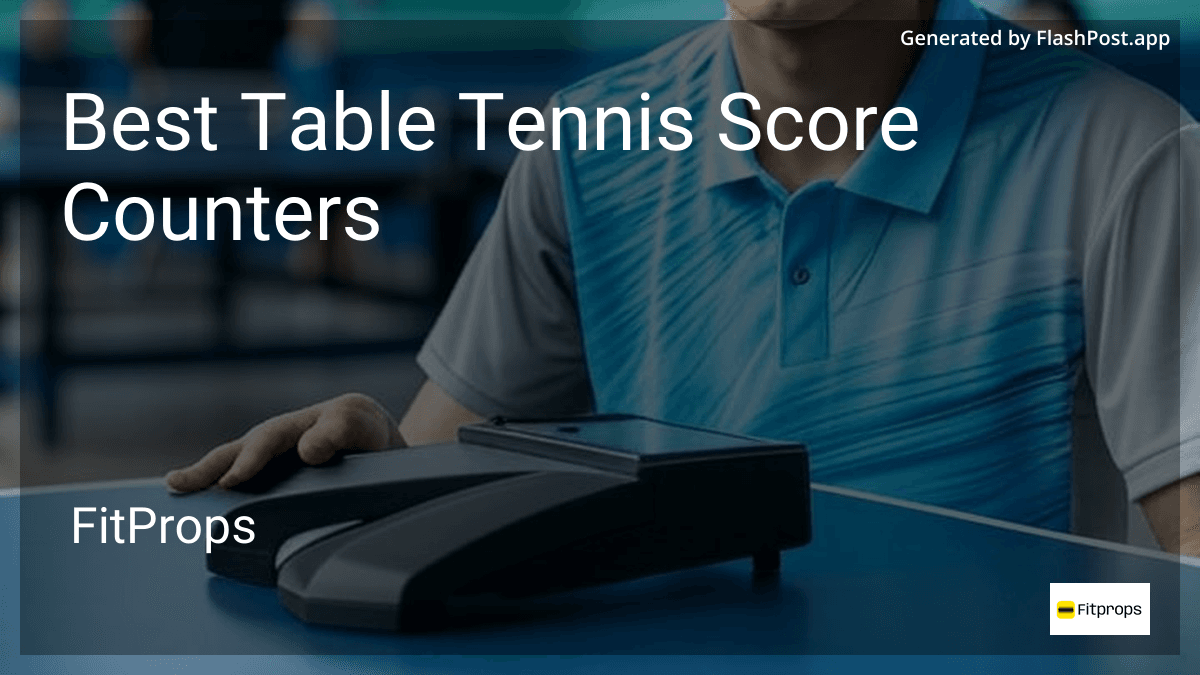 7 Best Table Tennis Score Counters in May 2026