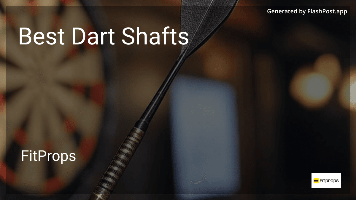6 Best Dart Shafts in May 2026