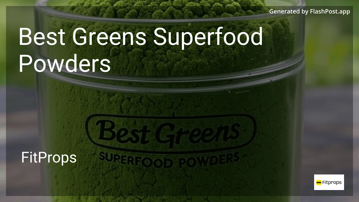 10 Best Greens Superfood Powders in May 2026