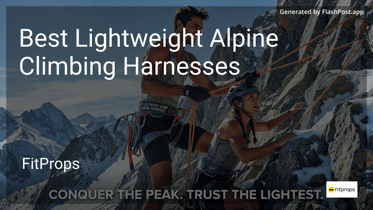8 Best Lightweight Alpine Climbing Harnesses in May 2026