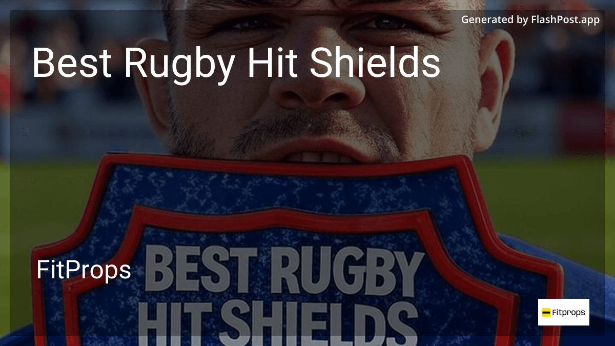 10 Best Rugby Hit Shields in December 2025