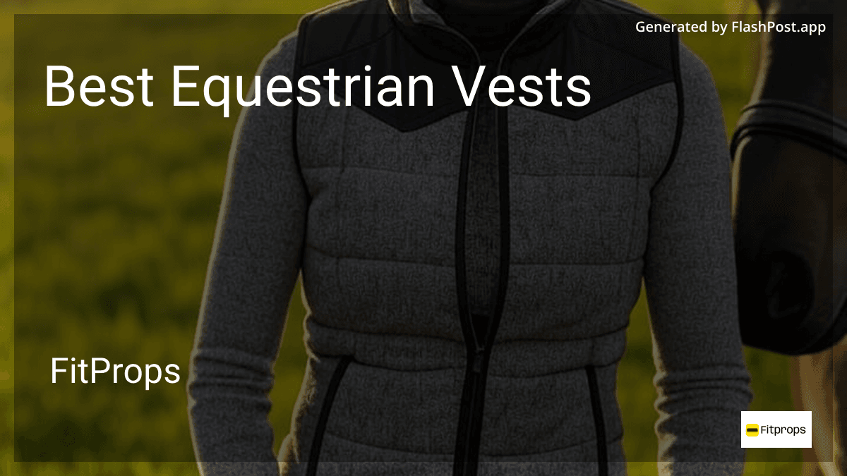 6 Best Equestrian Vests in December 2025