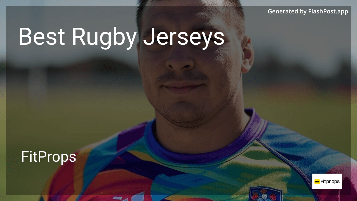 9 Best Rugby Jerseys in October 2025