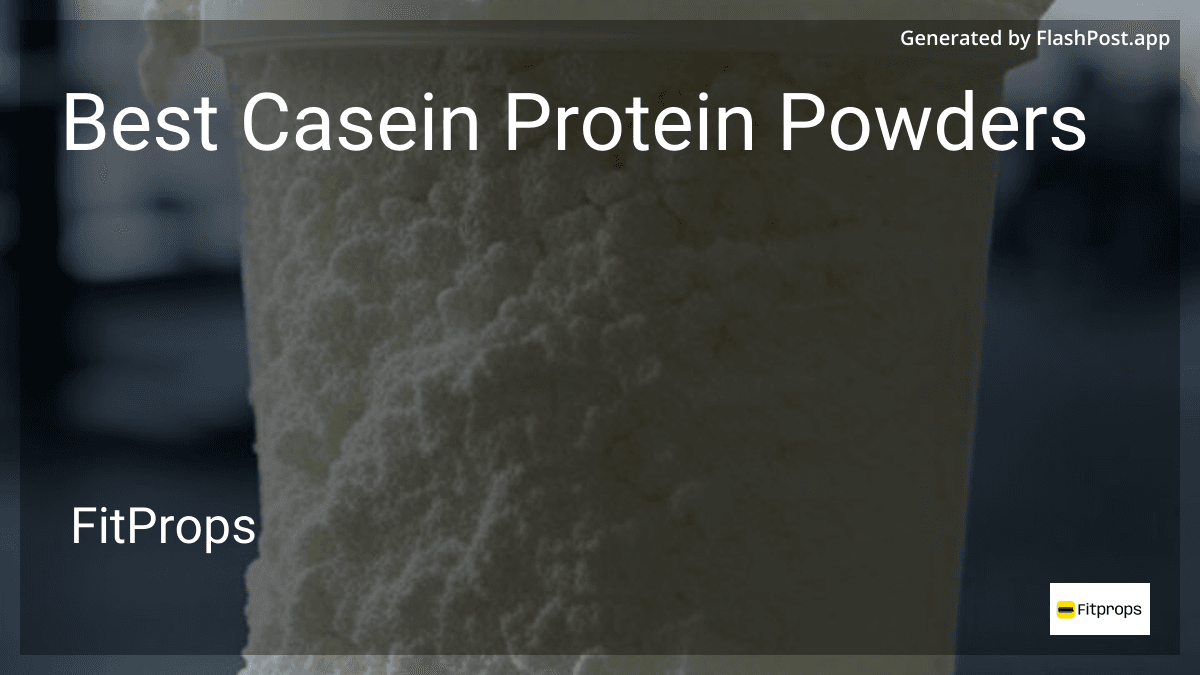 6 Best Casein Protein Powders in January 2026