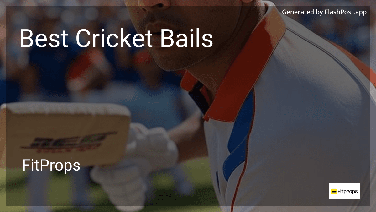 8 Best Cricket Bails in March 2026