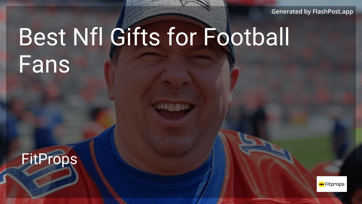 6 Best NFL Gifts for Football Fans in April 2026