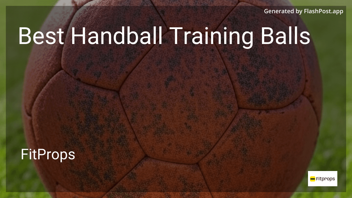 10 Best Handball Training Balls in April 2026