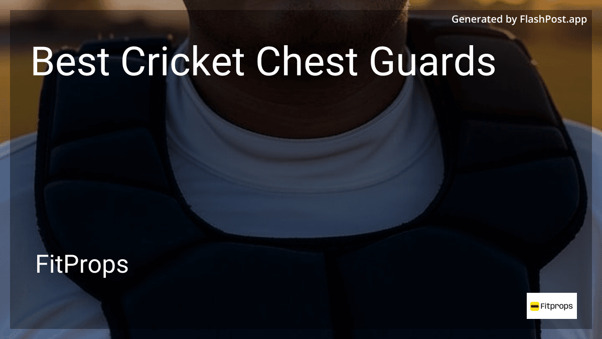 10 Best Cricket Chest Guards in June 2026