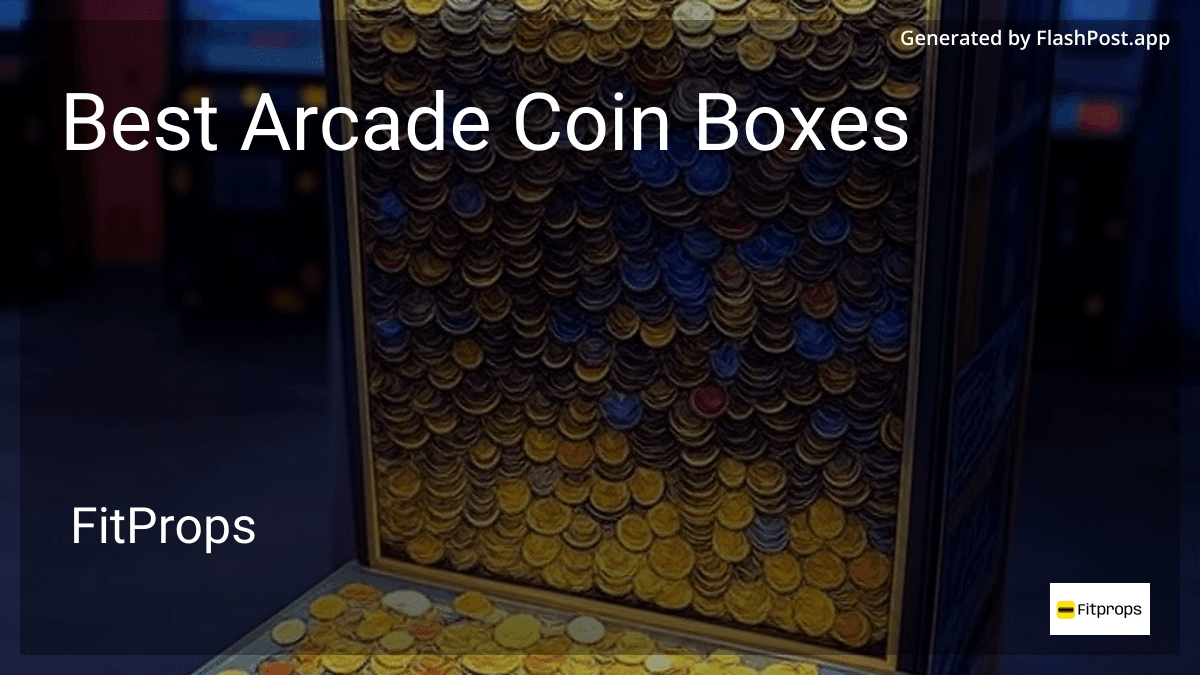 6 Best Arcade Coin Boxes in May 2026