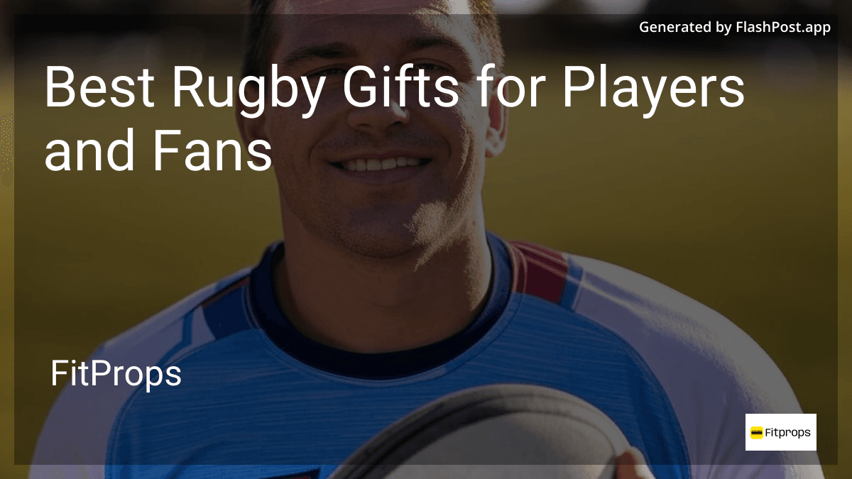 10 Best Rugby Gifts for Players and Fans in October 2025