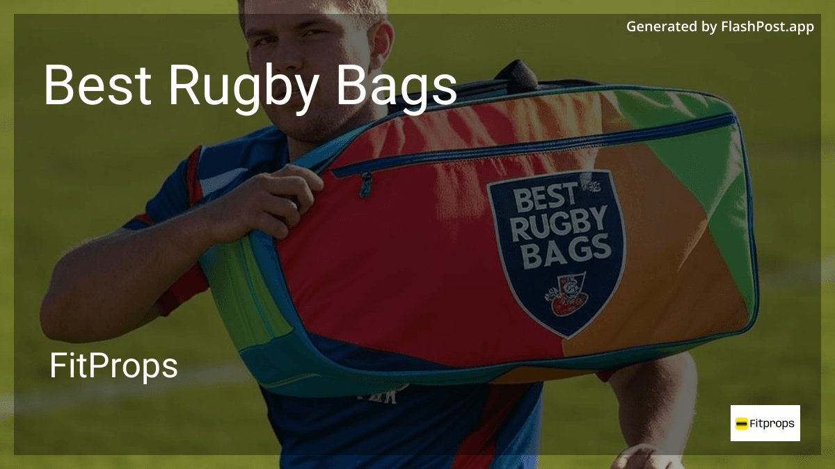 8 Best Rugby Bags in December 2025