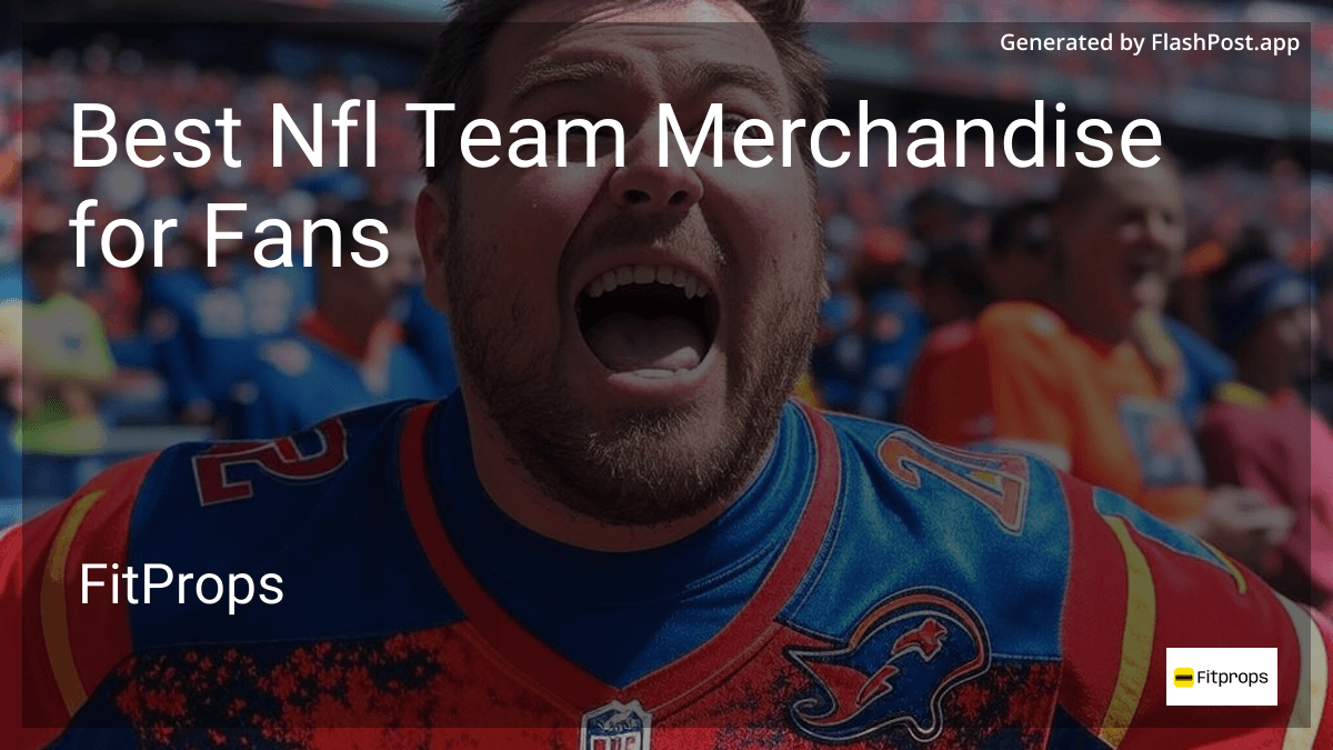 9 Best Nfl Team Merchandise for Fans in October 2025