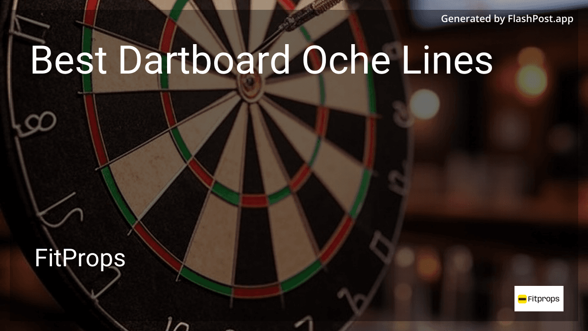 6 Best Dartboard Oche Lines in May 2026