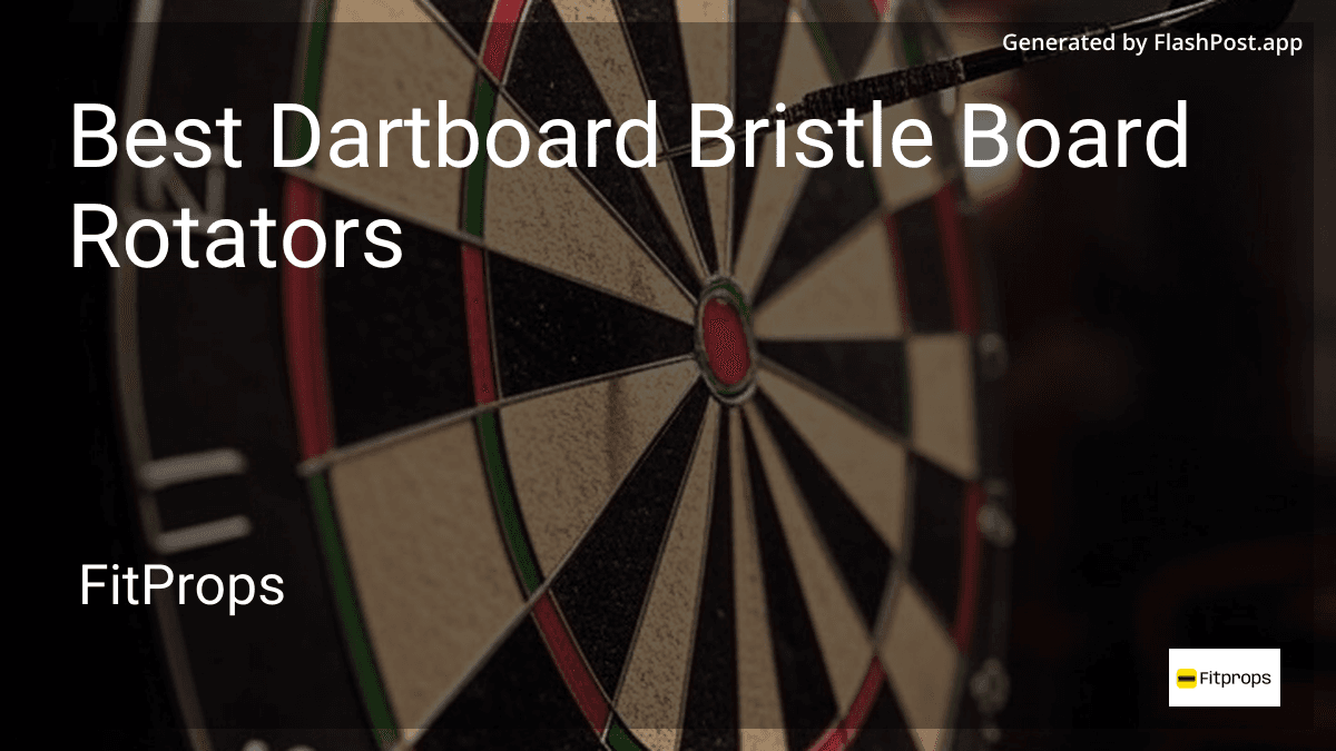8 Best Dartboard Bristle Board Rotators in May 2026