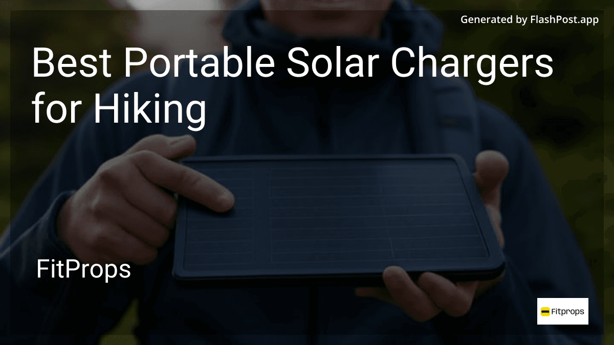 6 Best Portable Solar Chargers for Hiking in May 2026