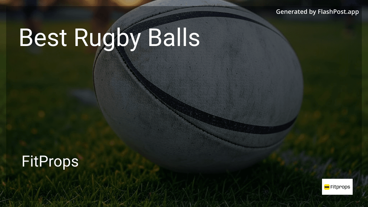 9 Best Rugby Balls in December 2025