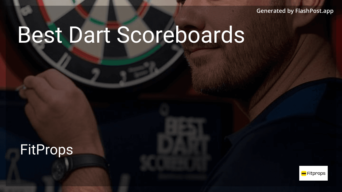 6 Best Dart Scoreboards in May 2026