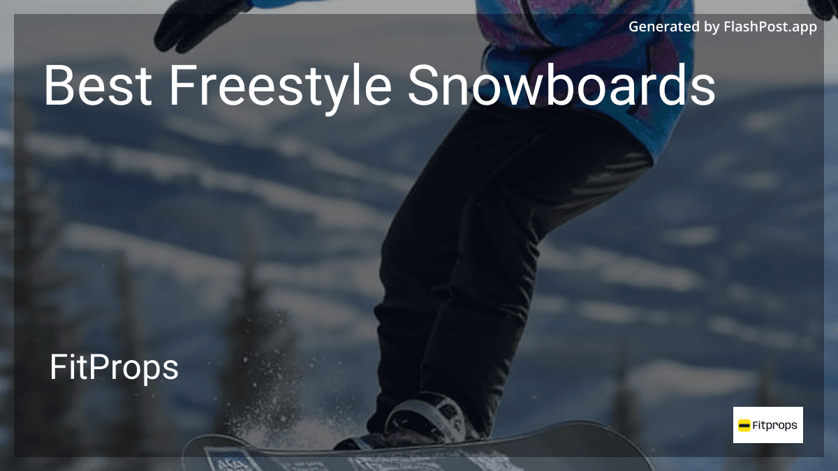 10 Best Freestyle Snowboards in May 2026
